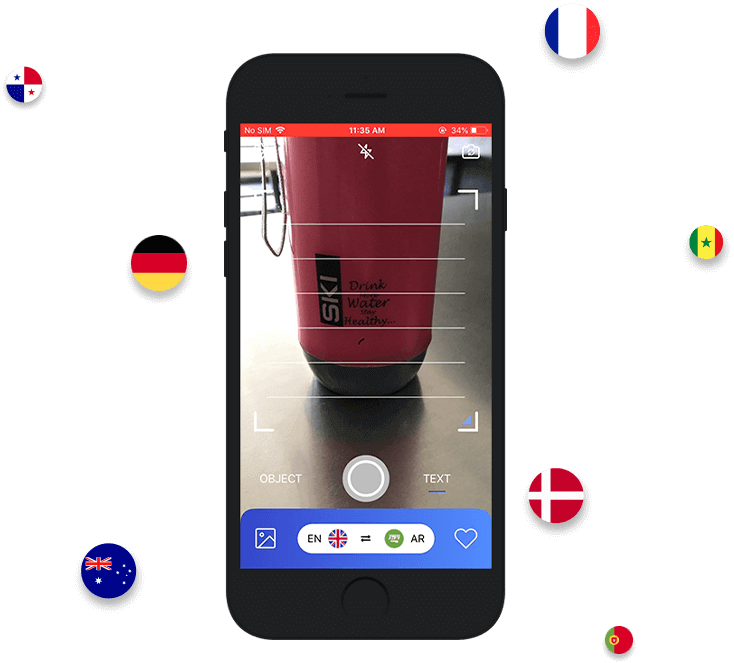 Best picture translator app developed by our iOS developer